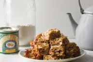 Cherry Bakewell Flapjacks | Lyle's Golden Syrup