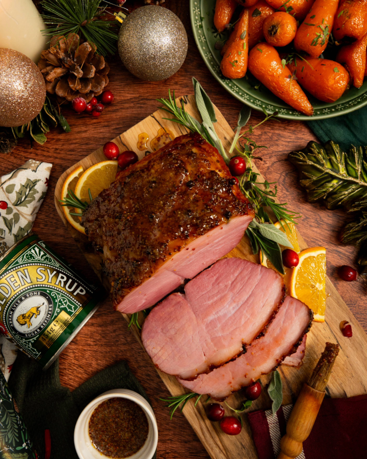 Lyle's Golden Syrup Glazed Ham - T&L Syrups
